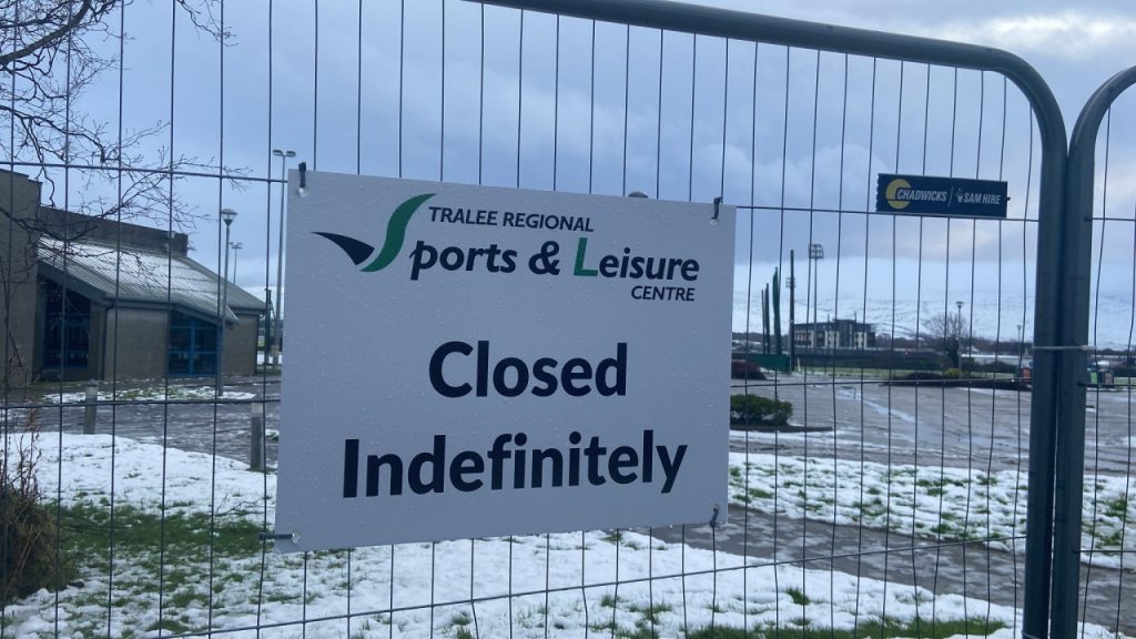 Tralee Sports Complex indefinitely closed following roof collapse ...