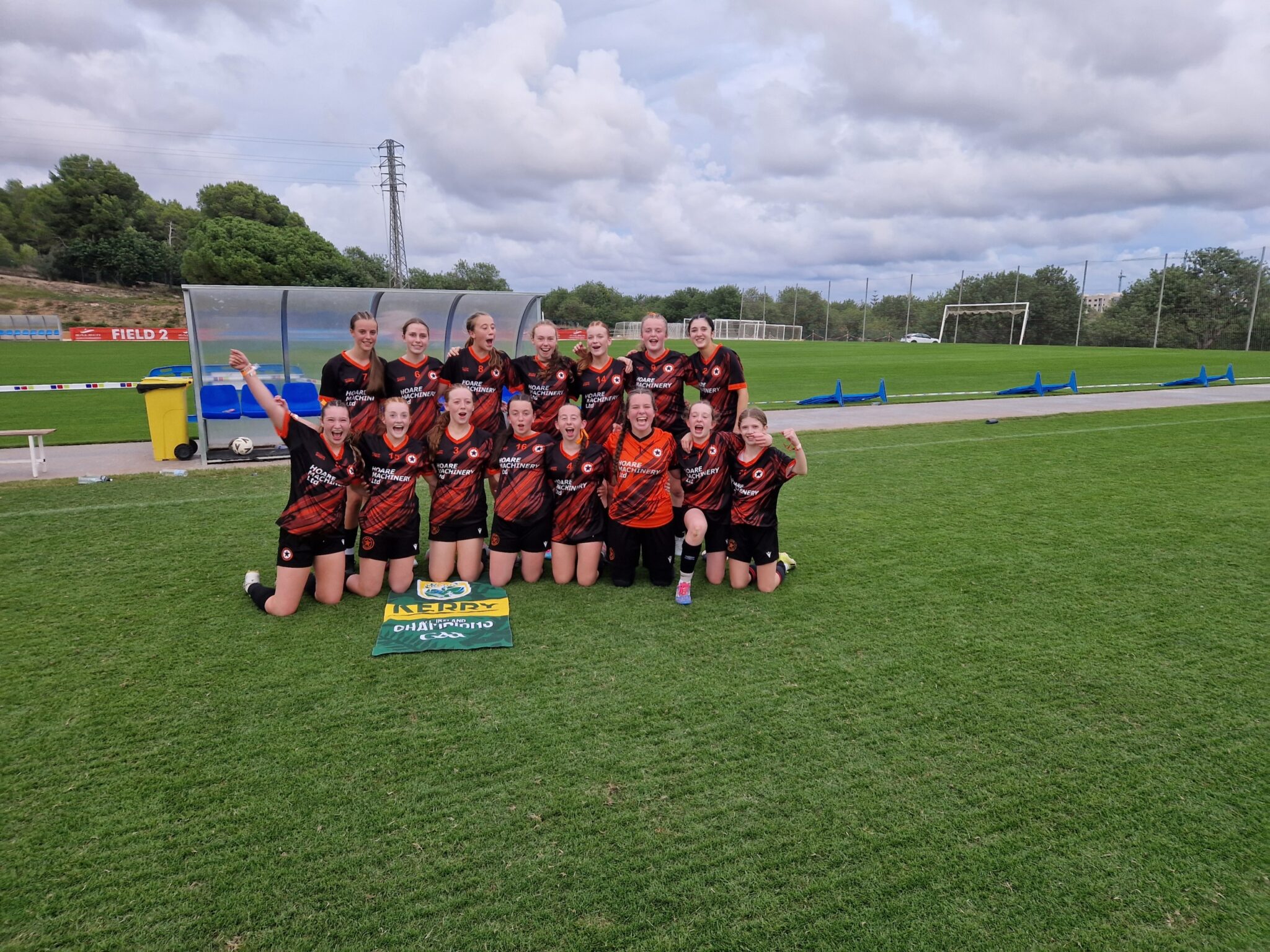 Galaxy Girls set Barcelona alight with football delight - Killarney ...