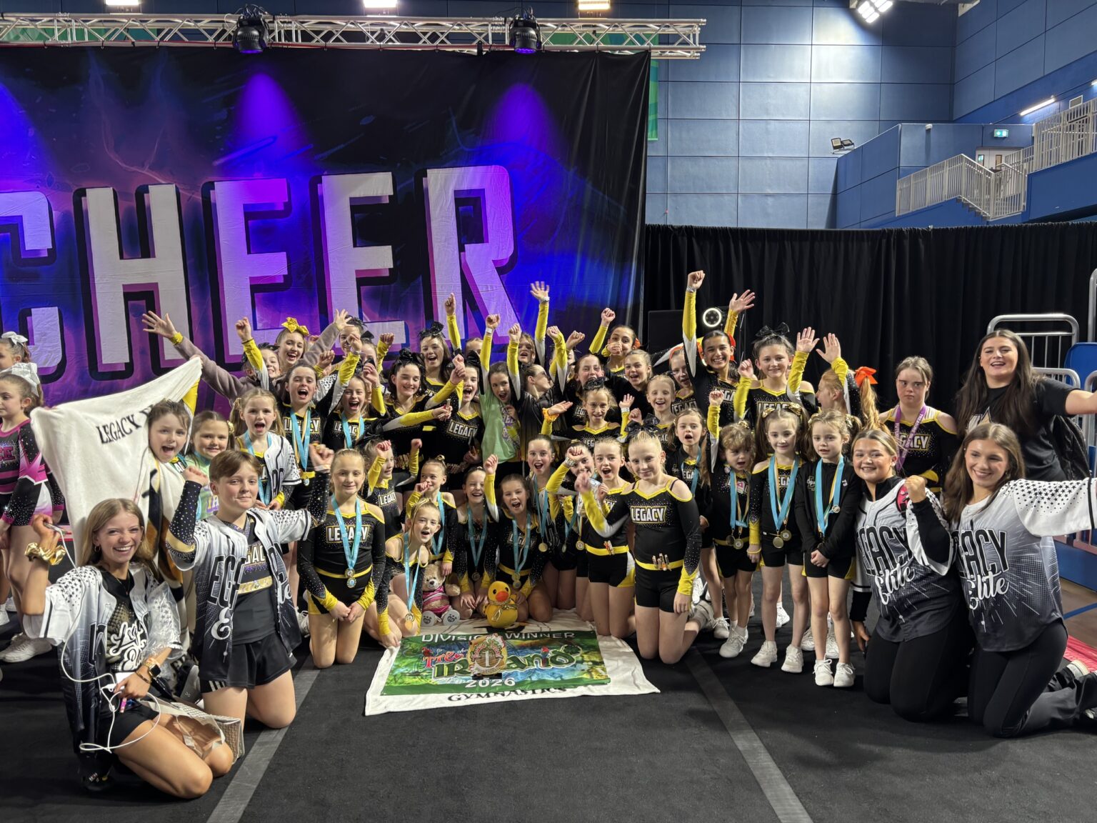 Five gold medals for Legacy Elite Cheerleading at Dublin championships ...